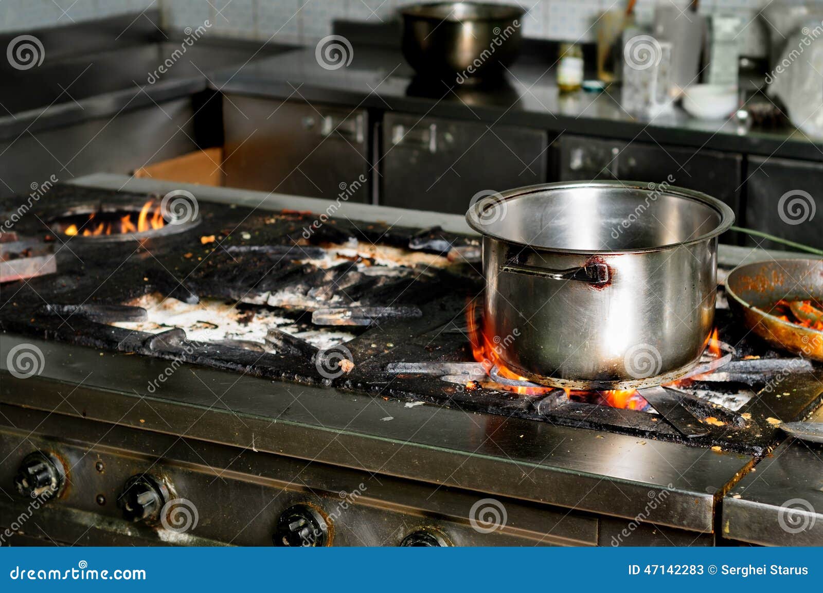 Kitchen Dirty Mess Washing-up Royalty-Free Stock Photography ...