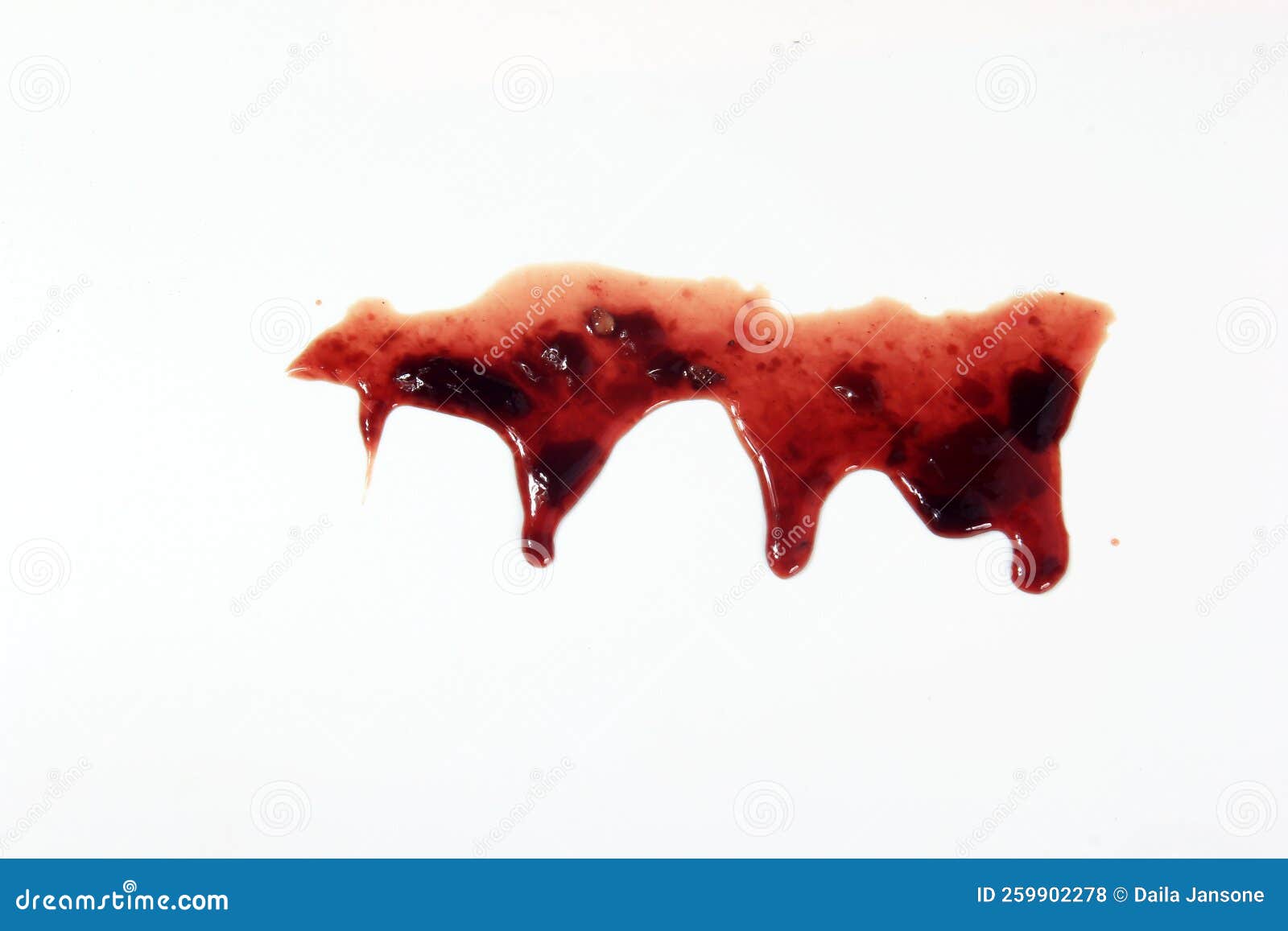 Real Dripping Blood Isolated on White Stock Photo - Image of drip ...
