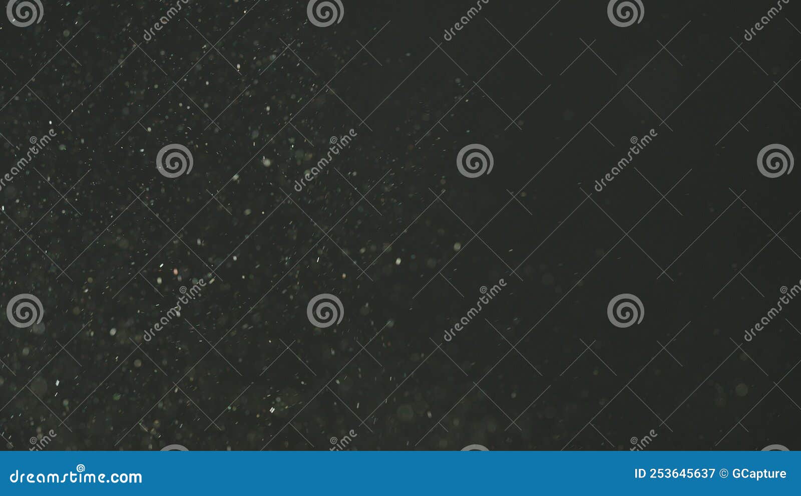 Real Dust Particles Floating Over Black Background Stock Image - Image ...