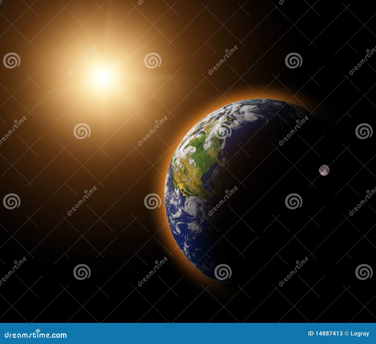Real Earth Planet Yellow Sun Stock Illustrations – 15 Real Earth Planet ...