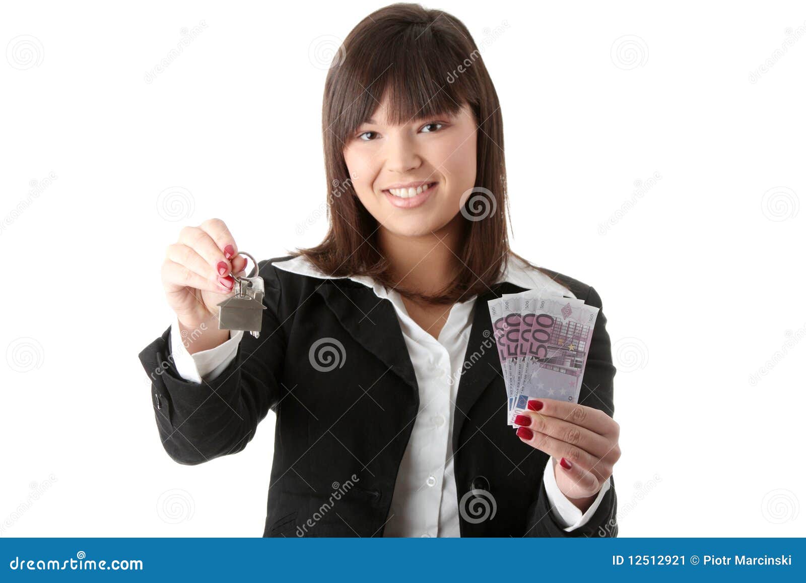 Real estate agent stock image. Image of hold, purchase - 12512921