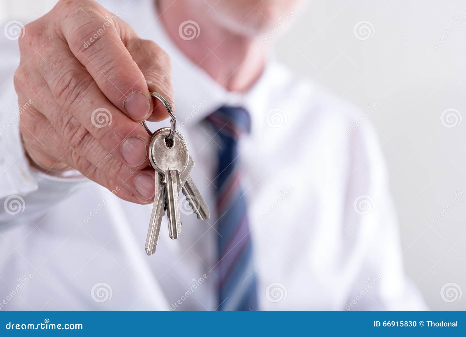 Real Estate Agent Giving Keys Stock Photo - Image of home, realtor ...