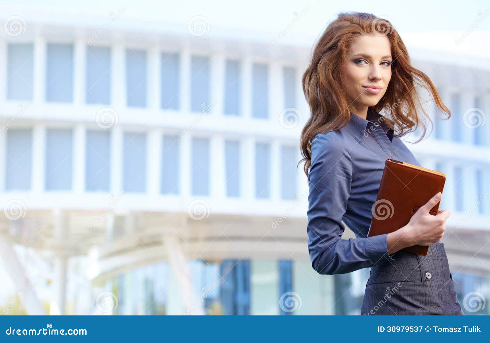 Real Estate Agent Woman stock image. Image of cute, builsing - 30979537