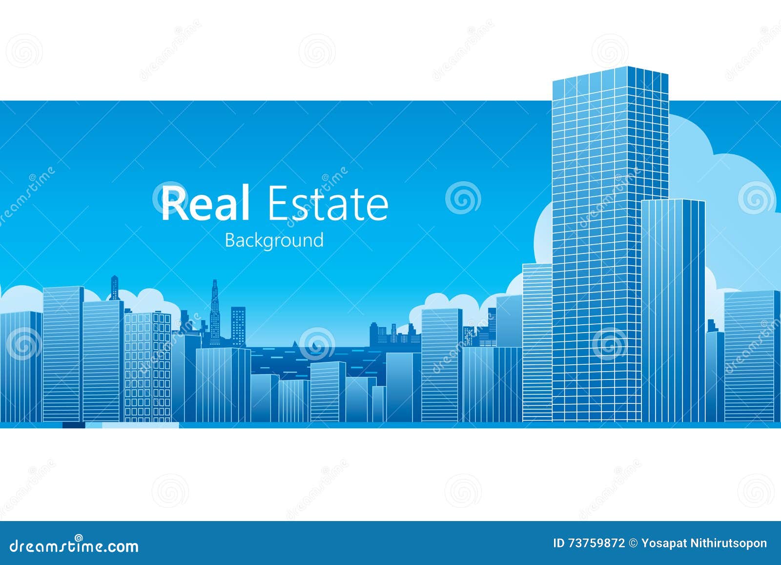 Real Estate stock vector. Illustration of brochure, architecture - 73759872
