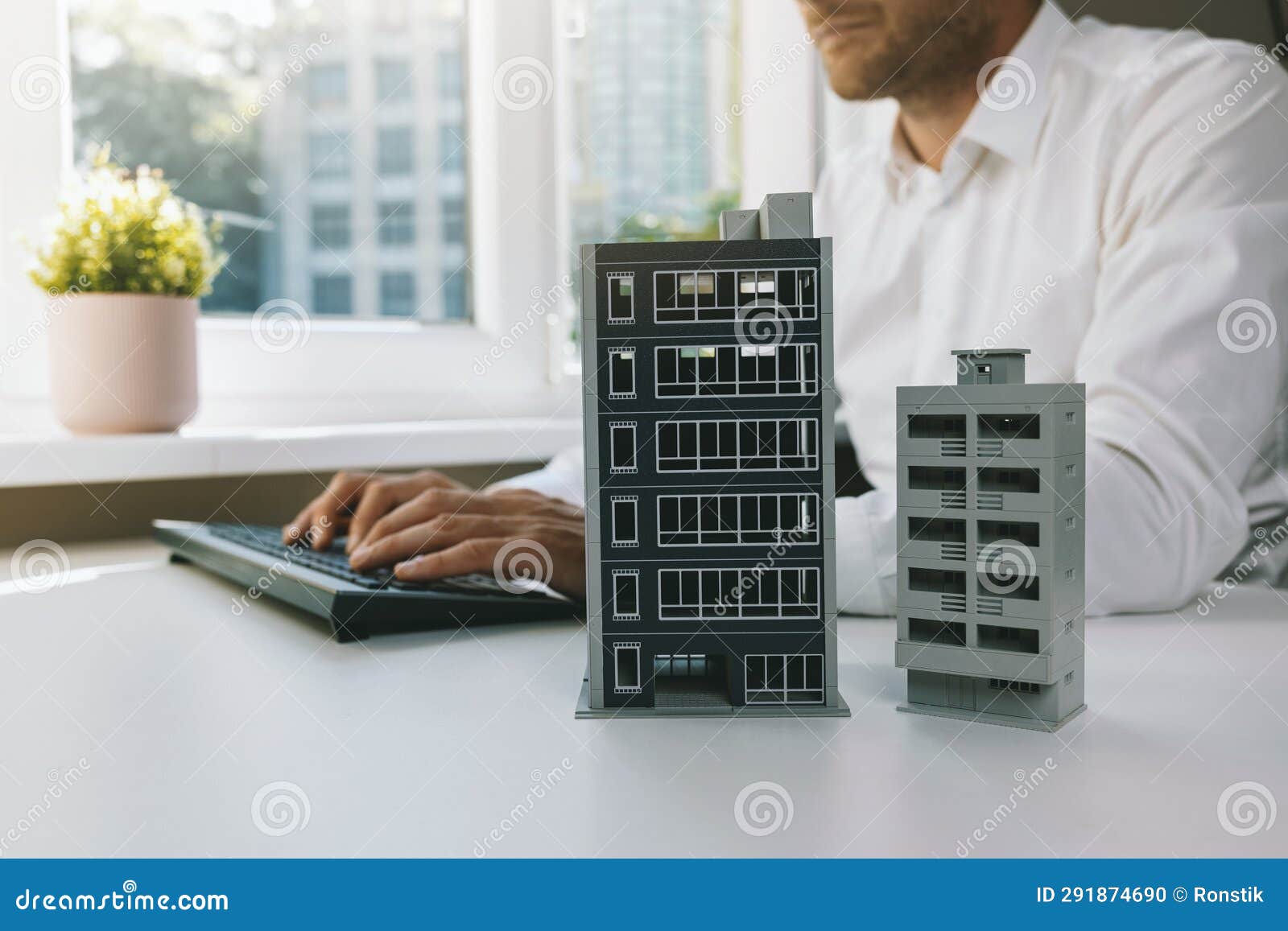 Real Estate Business and Development. Businessman, Developer or ...