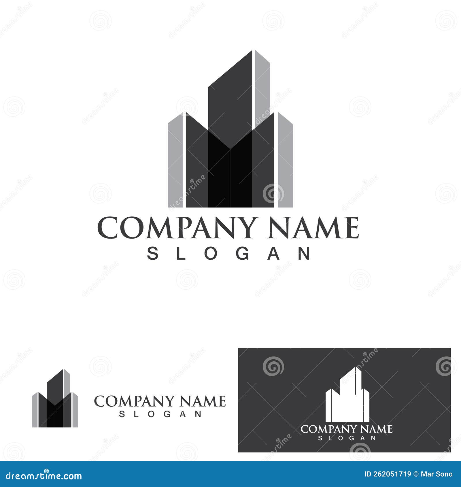 Real Estate Business Logo Template, Building, Property Development, and ...
