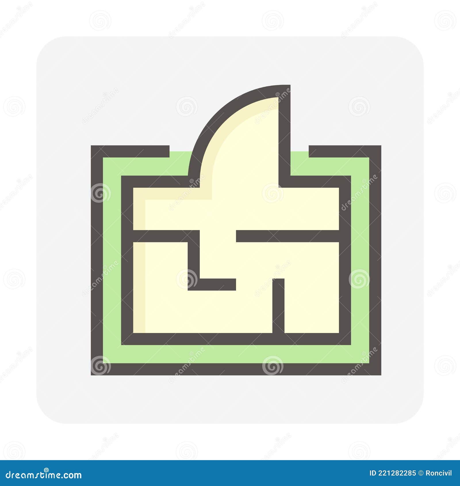 Real Estate Business Vector Icon Set Design, 48X48 Pixel Perfect and ...