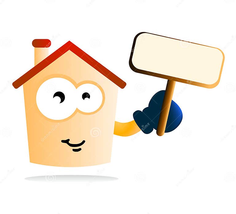 Real Estate Comic Character Stock Vector - Illustration of floor ...