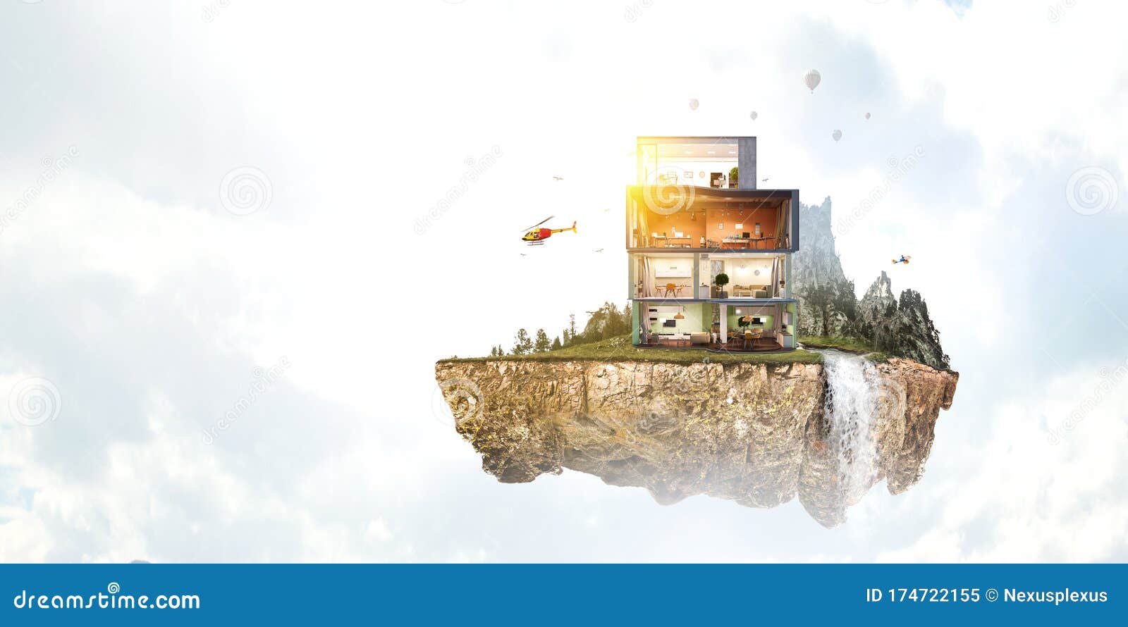 Real Estate Concept . Mixed Media Stock Image - Image of business ...