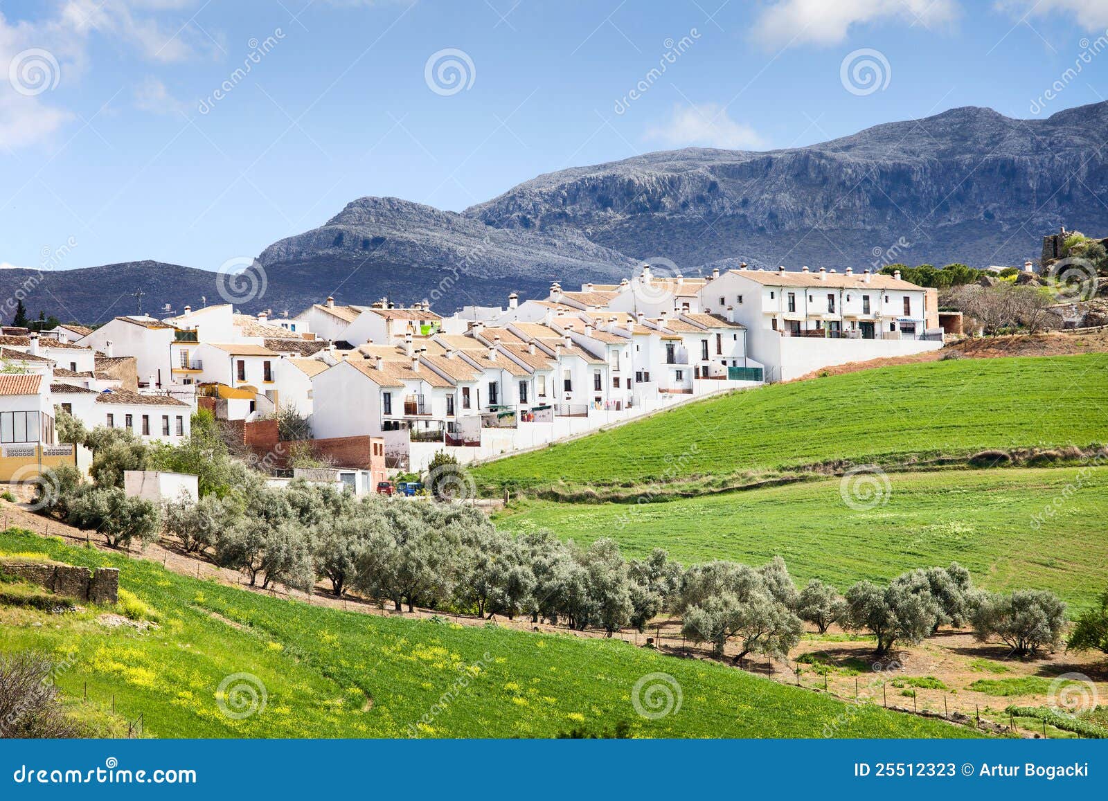 Real Estate Development in Ronda Stock Image - Image of housing ...