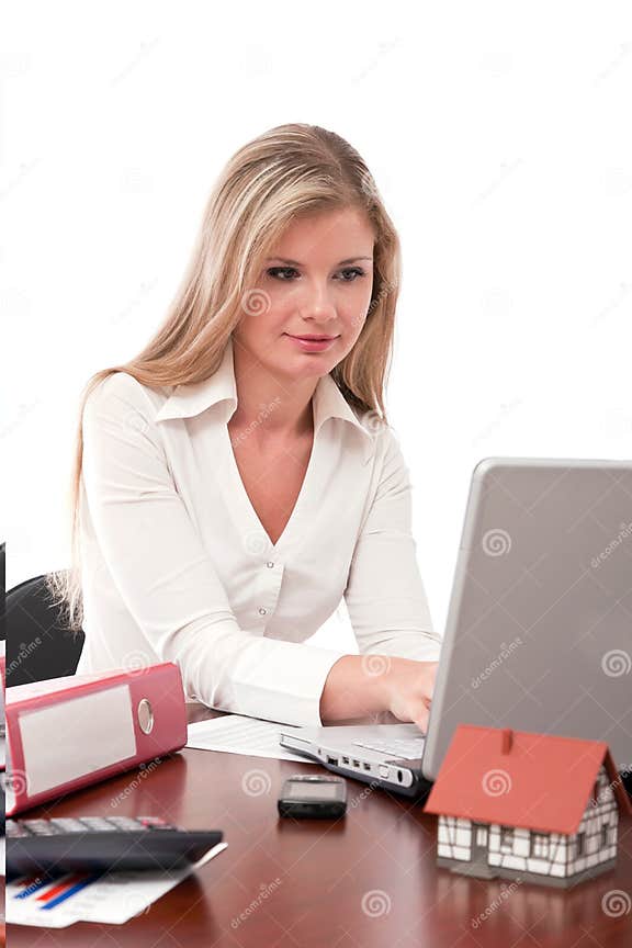 Real estate executive stock image. Image of office, employee - 17317455