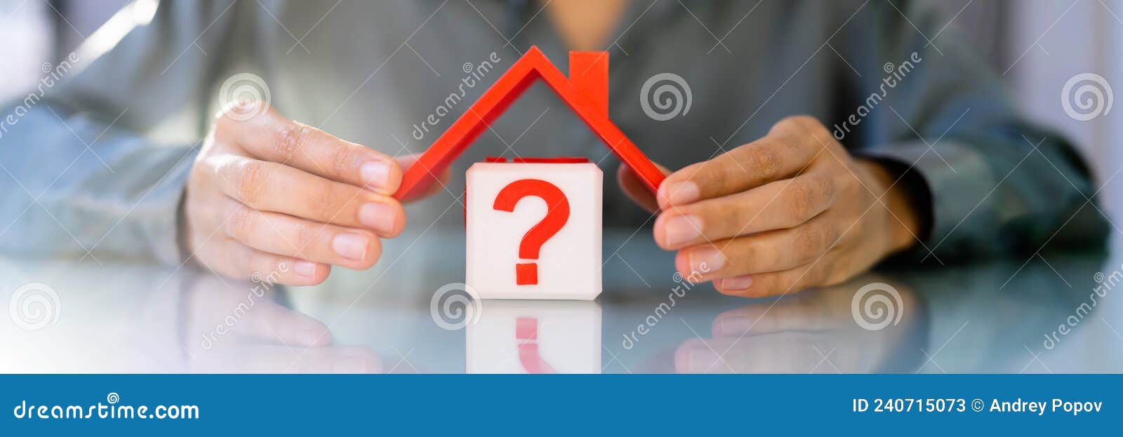 Real Estate House Question Mark Stock Image - Image of american ...