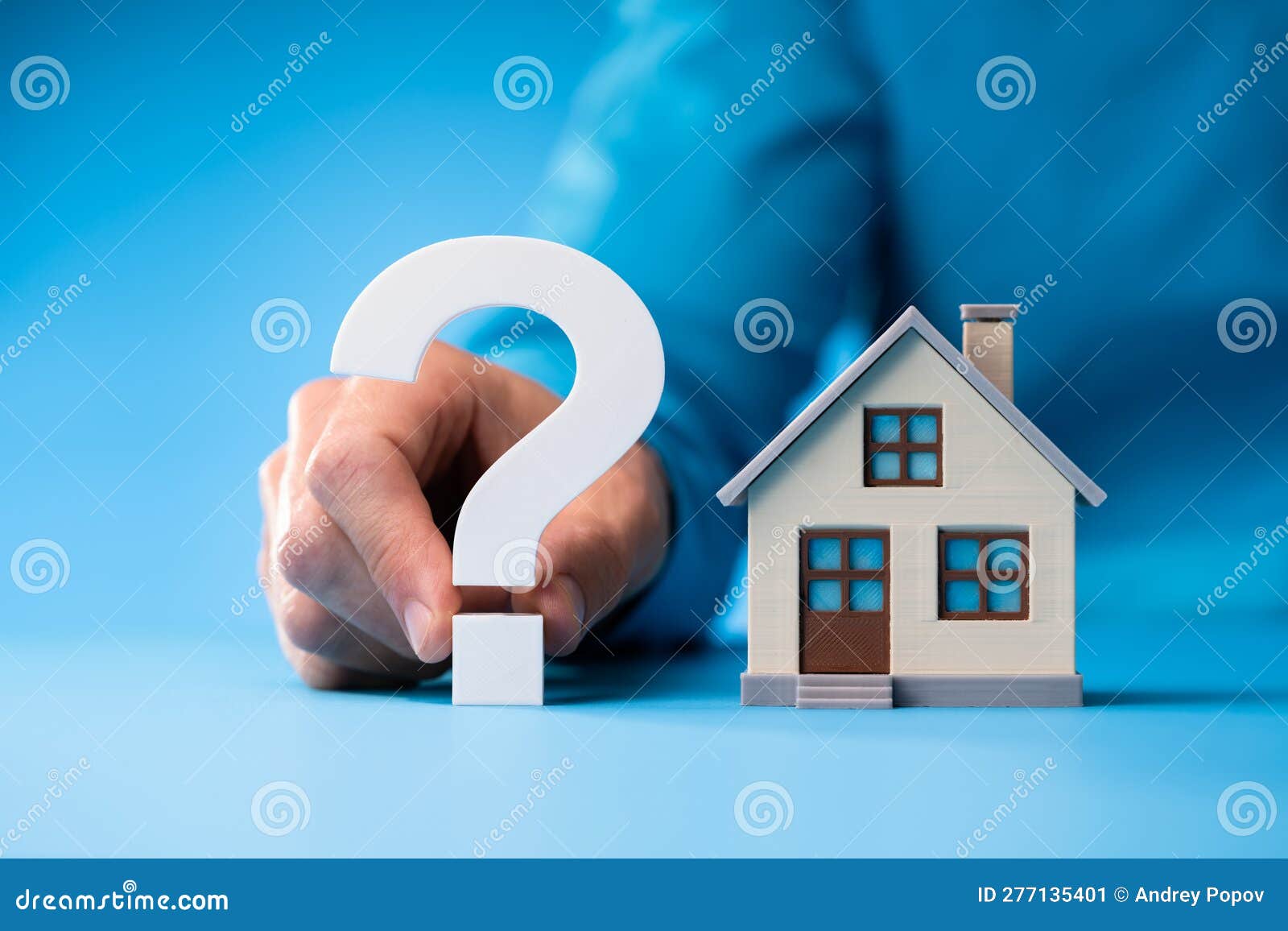 Real Estate House Question Mark Stock Image - Image of house, asking ...