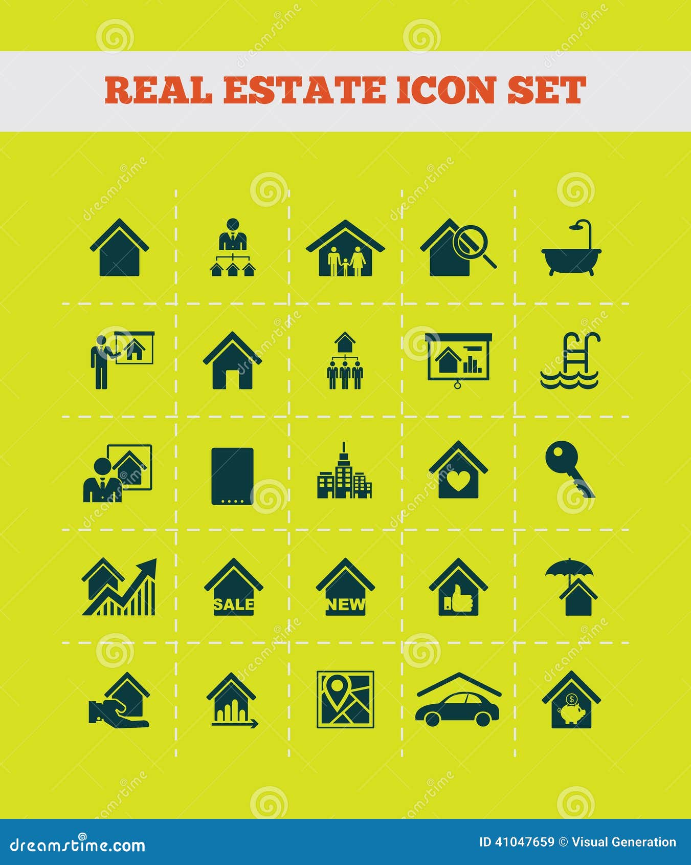 Real Estate Infographics. stock vector. Illustration of label - 41047659