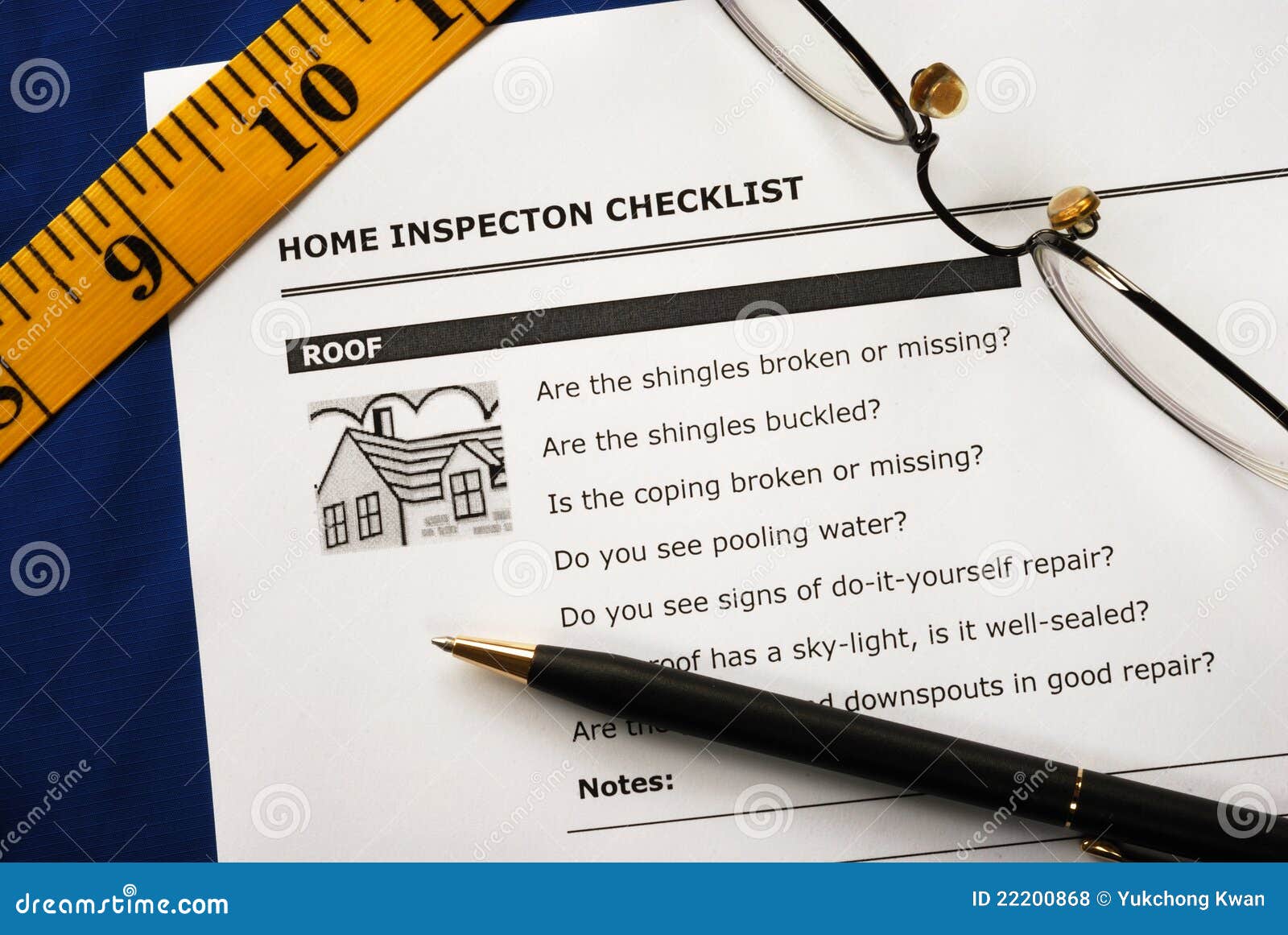 Real Estate Inspection Report Stock Photo - Image of house, inspector ...
