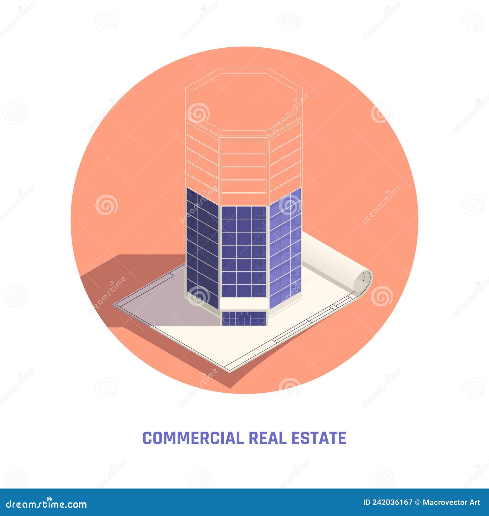 Real Estate Isometric Composition Stock Vector - Illustration of offer ...