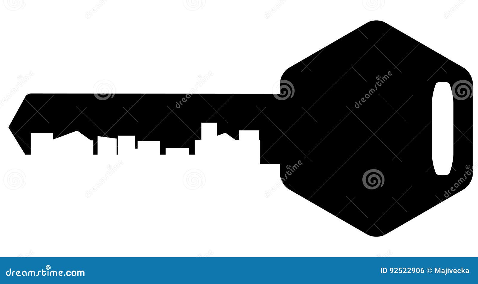 Real estate key stock illustration. Illustration of apartment - 92522906