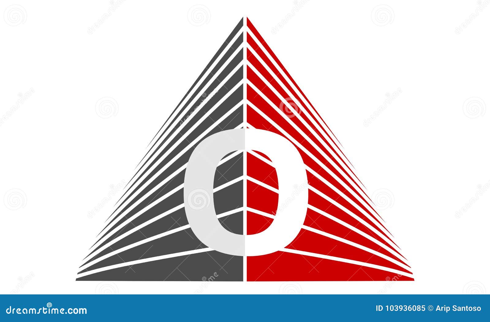 Real Estate letra O ilustración del vector. Ilustración de apartamento ...