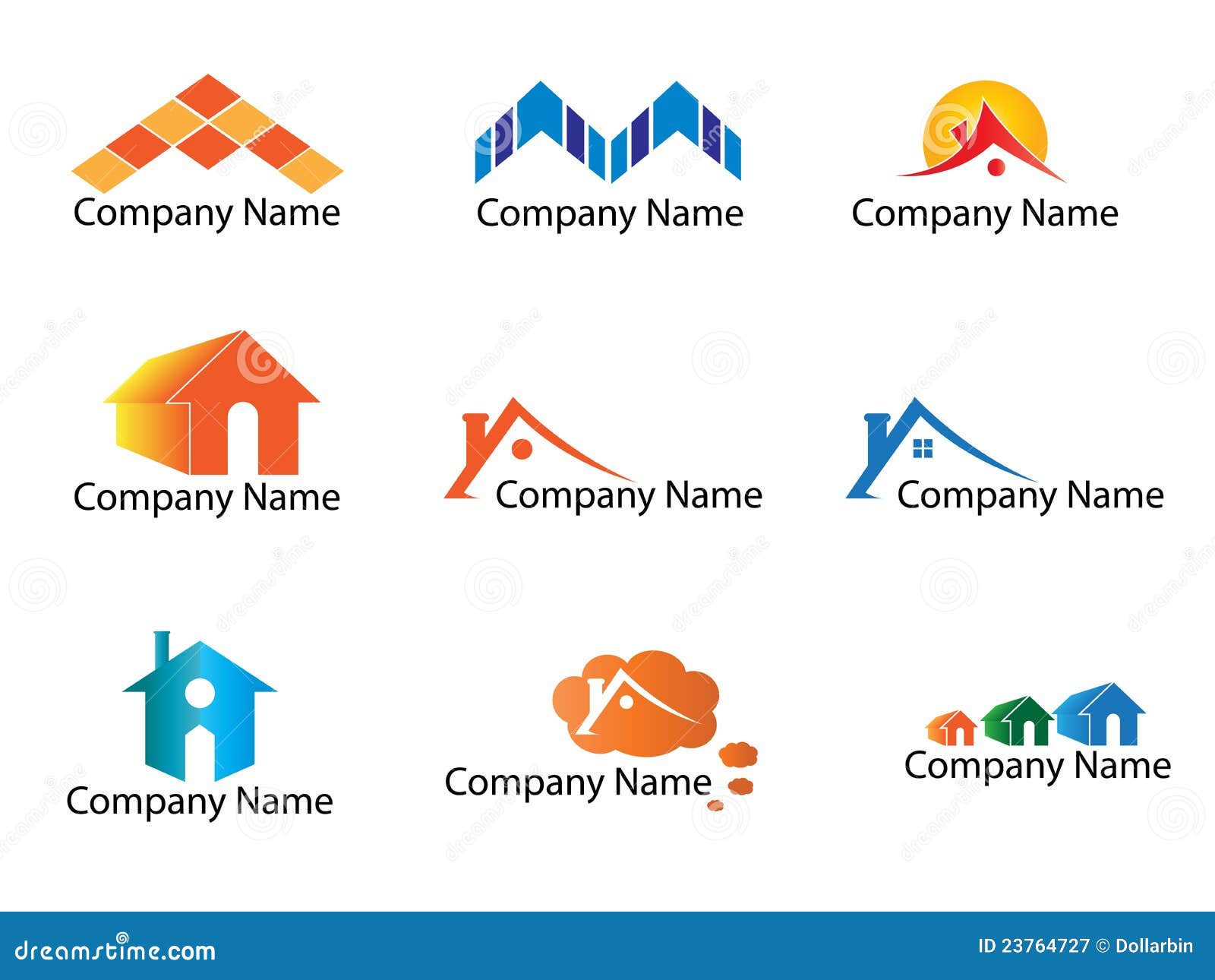Real estate logo stock vector. Illustration of monitor - 23764727