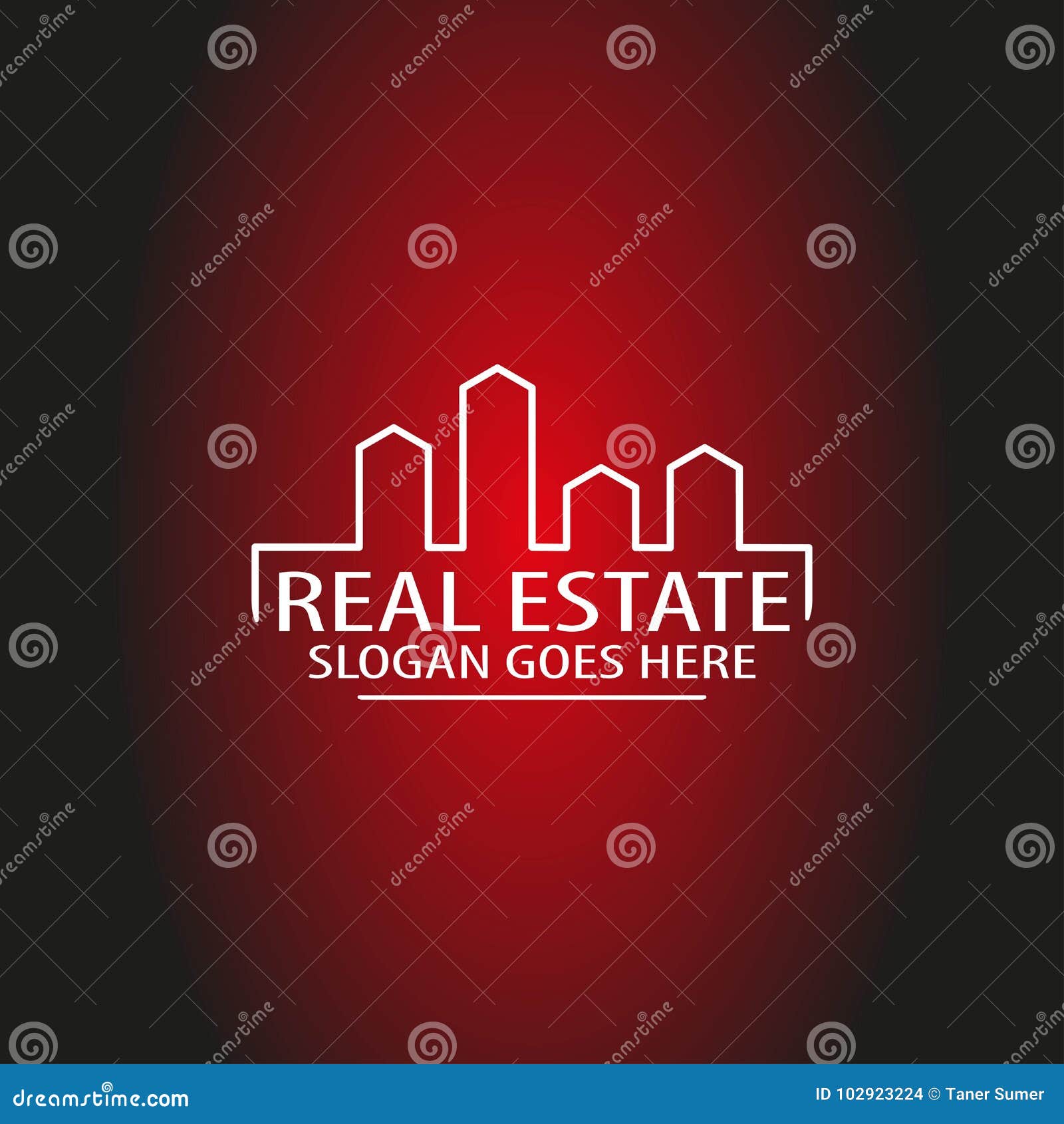 Real Estate Logo stock vector. Illustration of construction - 102923224