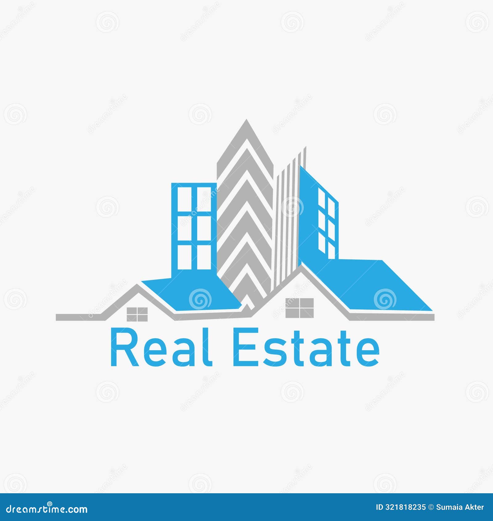 Real Estate Logo Design. Residence Logo Template Stock Vector ...