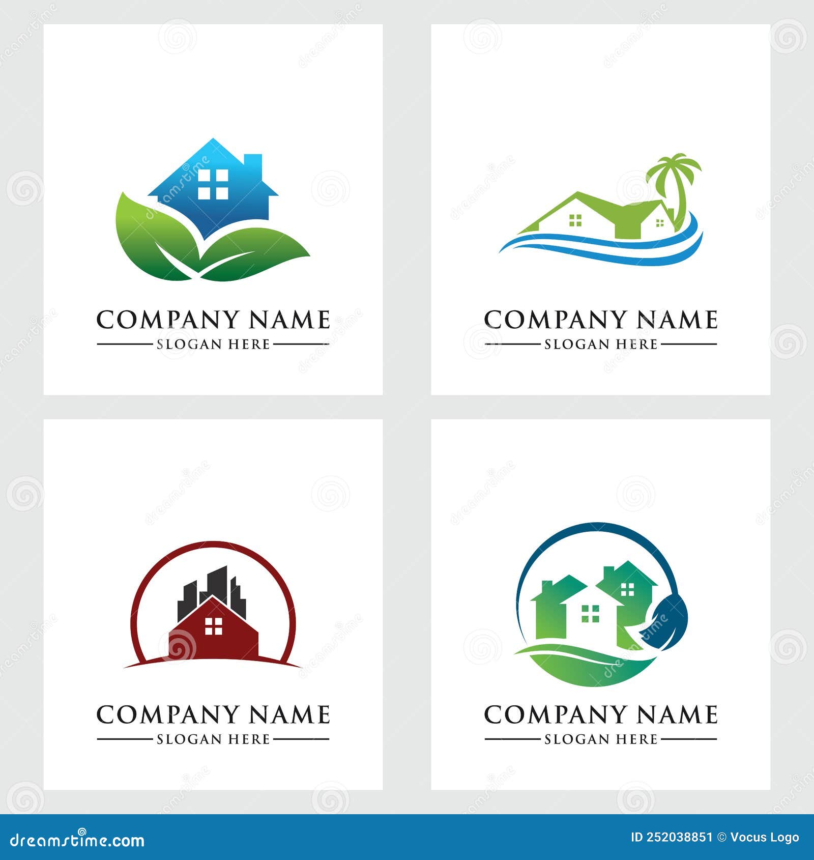Real Estate Logo Template stock vector. Illustration of graphic - 252038851
