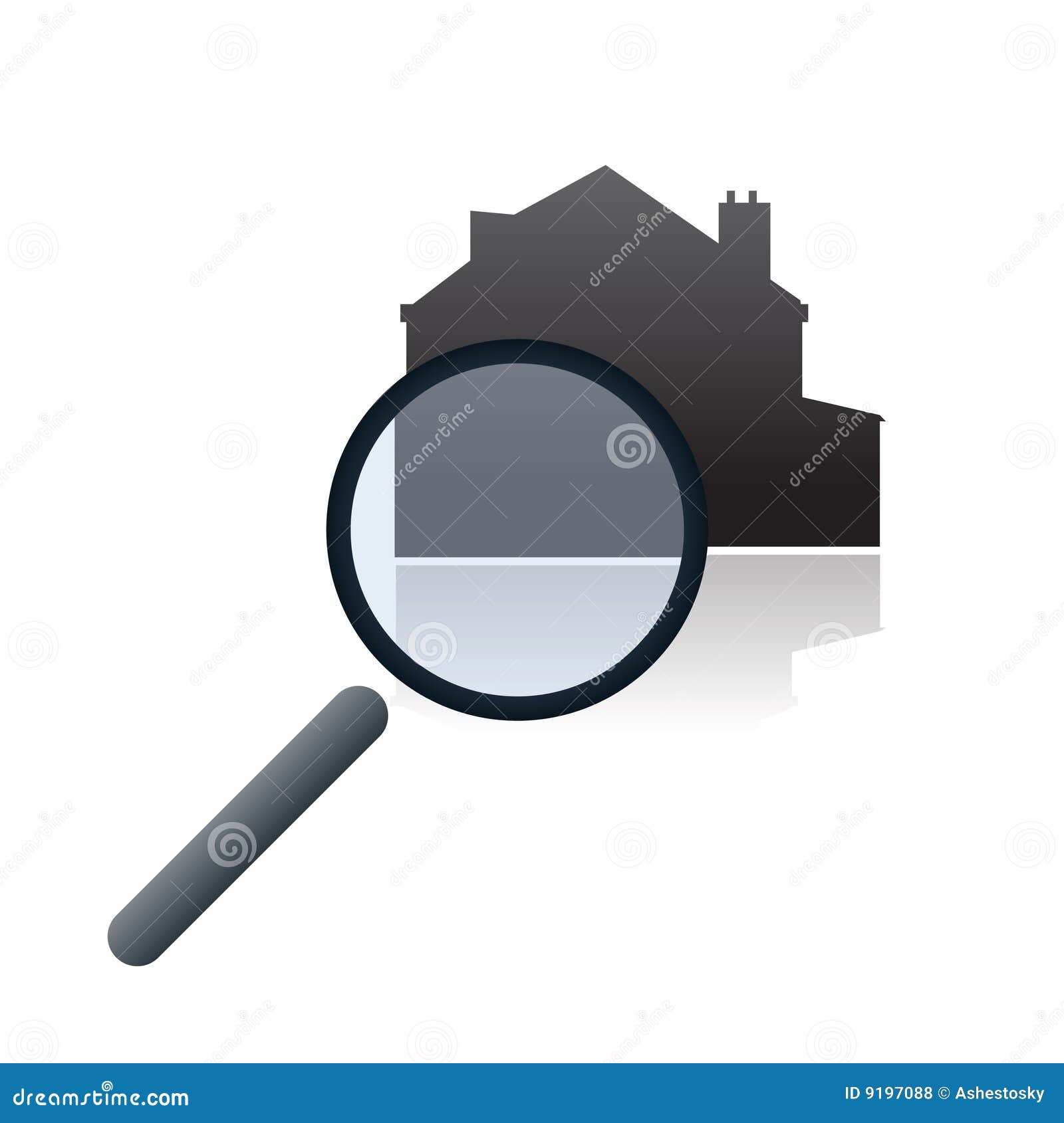 Real Estate Online Search Vector Stock Vector - Illustration of ...