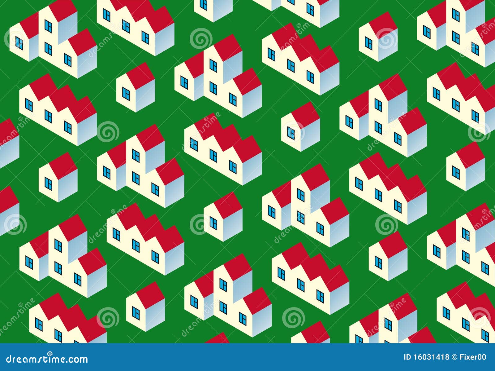 Real Estate Pattern stock vector. Illustration of built - 16031418