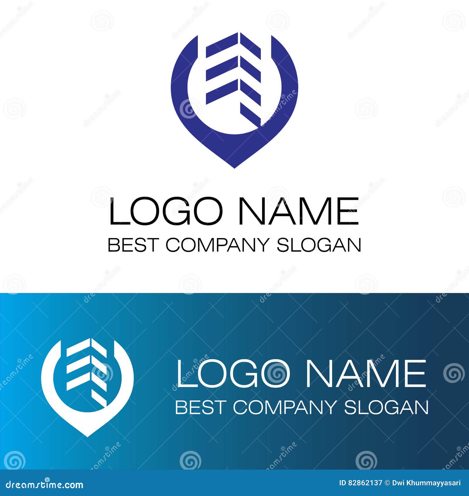 Real estate point logo stock vector. Illustration of office - 82862137