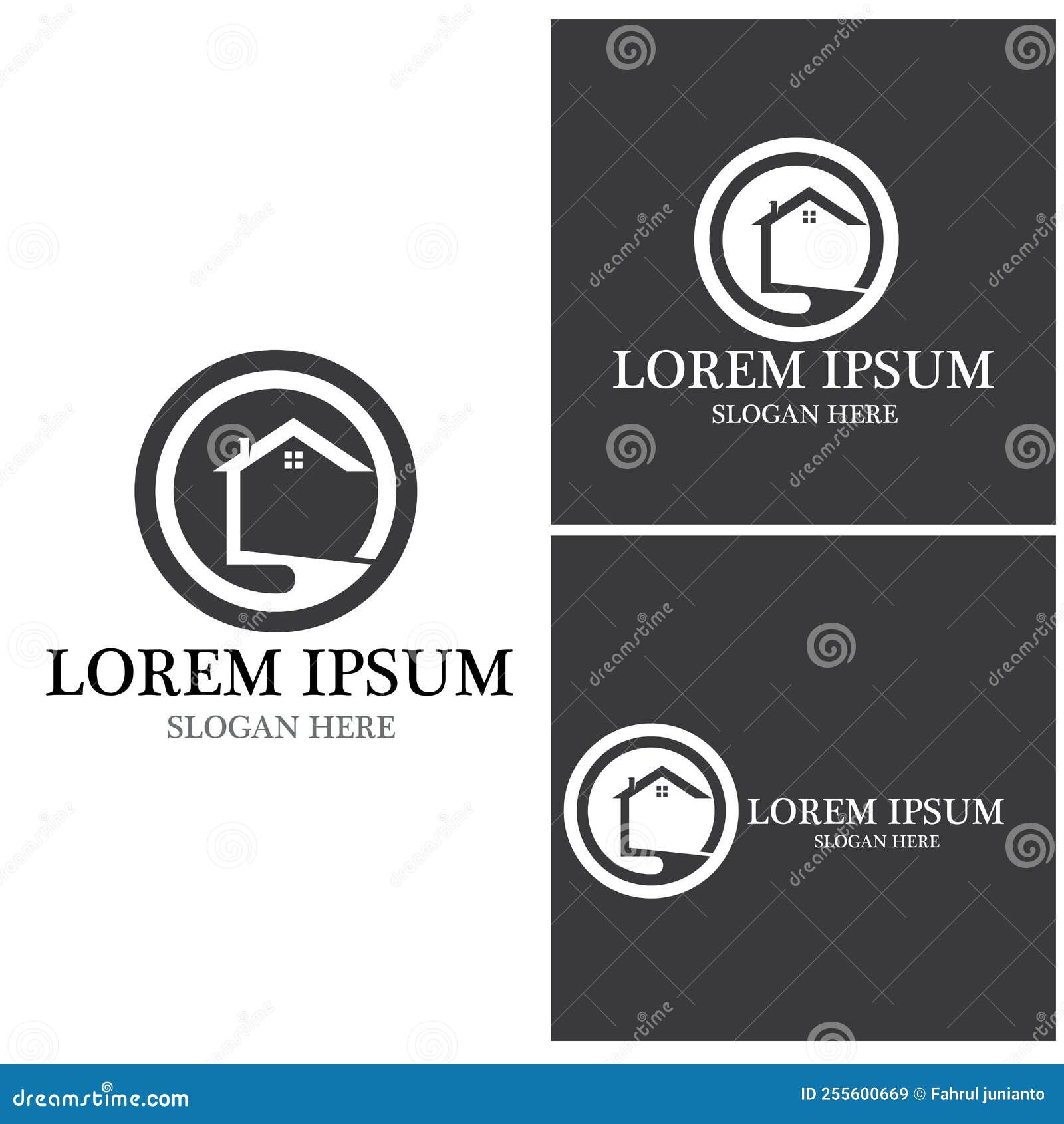 Property and Construction Logo Design Stock Vector - Illustration of ...