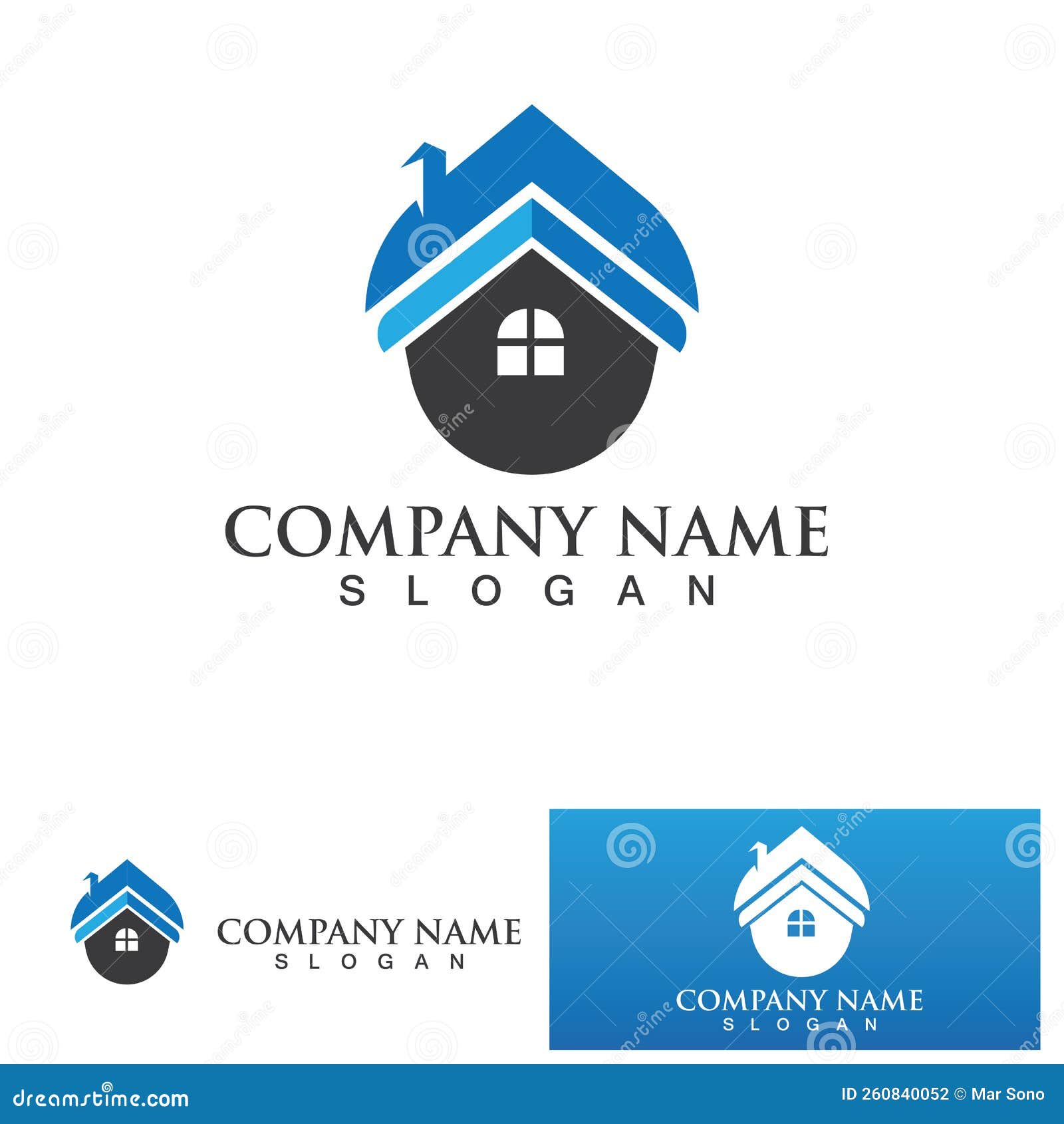 Property and Construction Logo Design Stock Vector - Illustration of ...