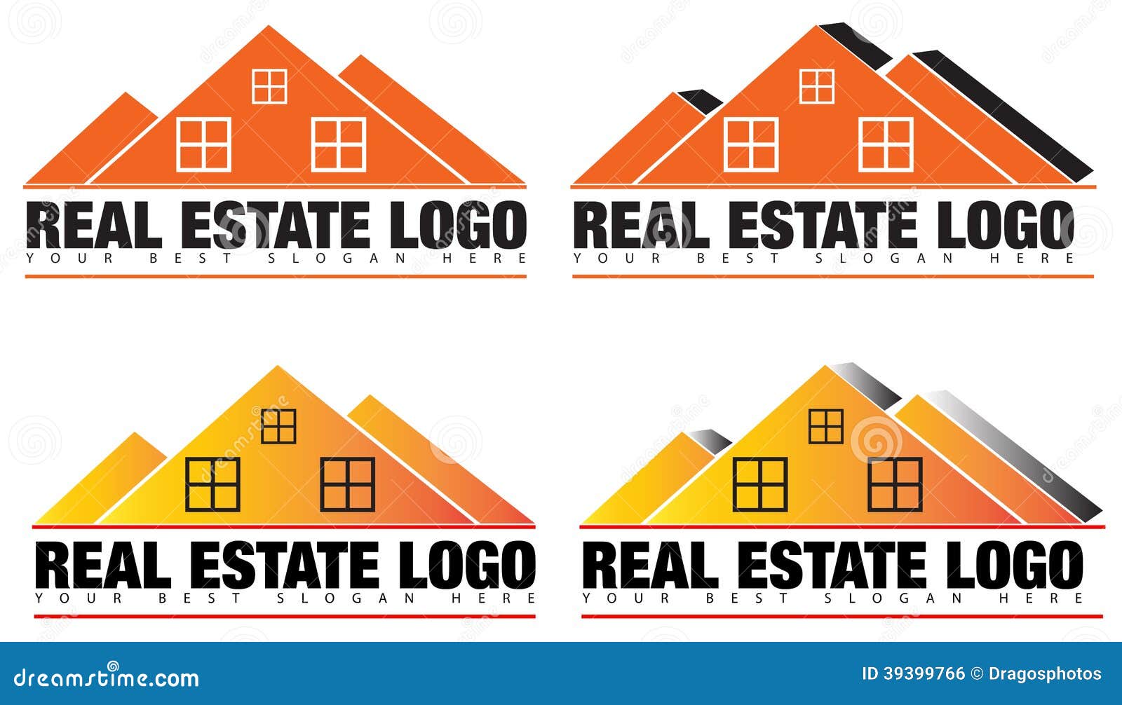 Real Estate or Realtor Logo Vector Stock Illustration - Illustration of ...