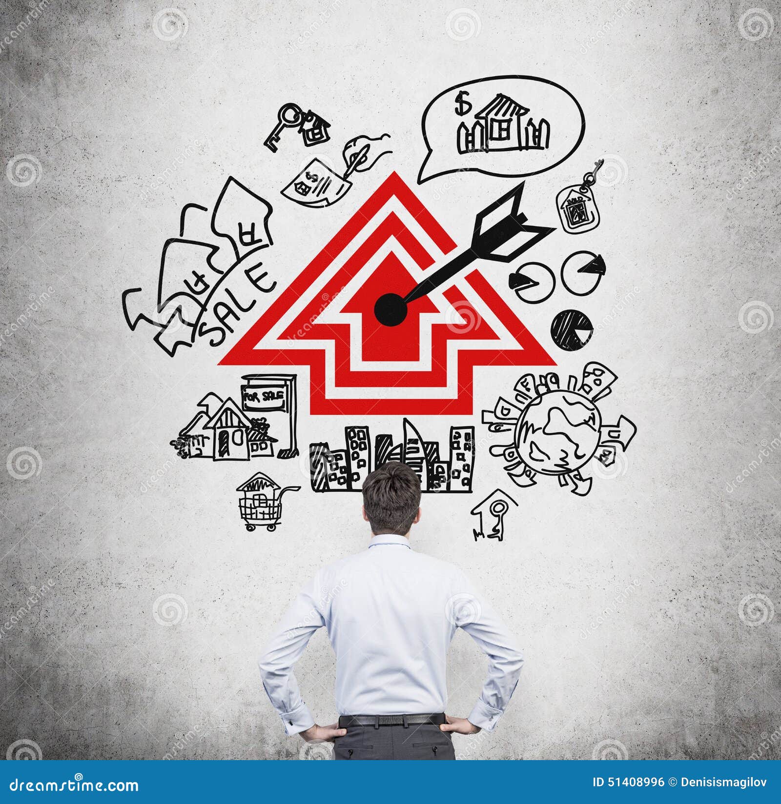 Real estate stock photo. Image of building, estate, male - 51408996