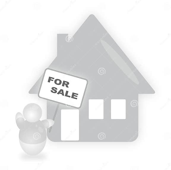 Real Estate Sales Associate Stock Illustration - Illustration of estate ...