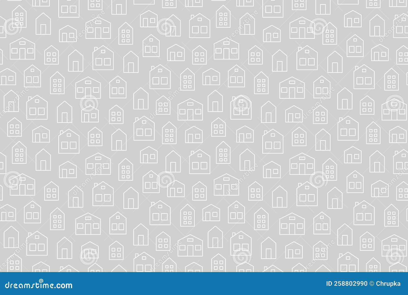 Real Estate Seamless Pattern Stock Vector - Illustration of seamless ...