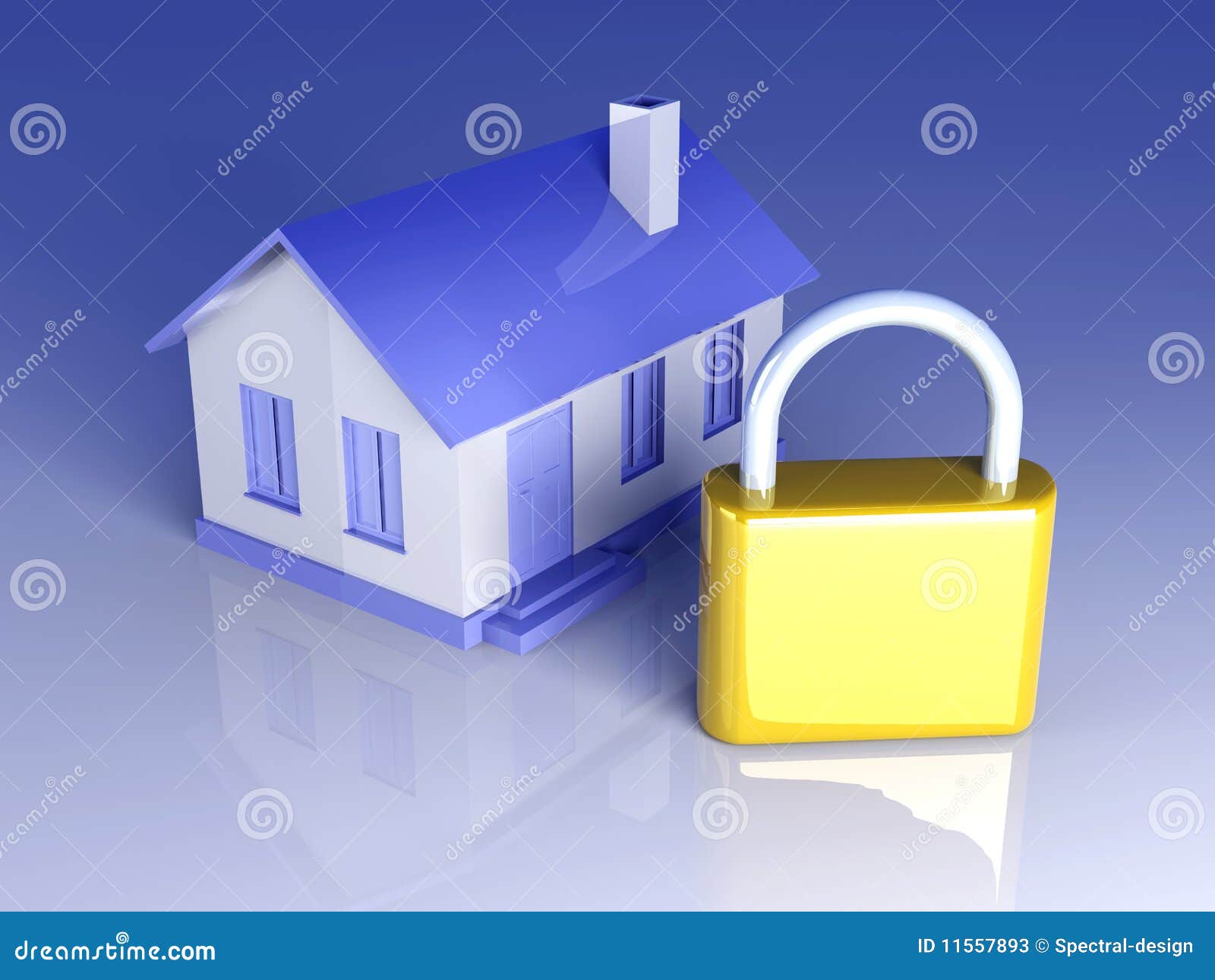 Real estate security stock illustration. Illustration of protection ...