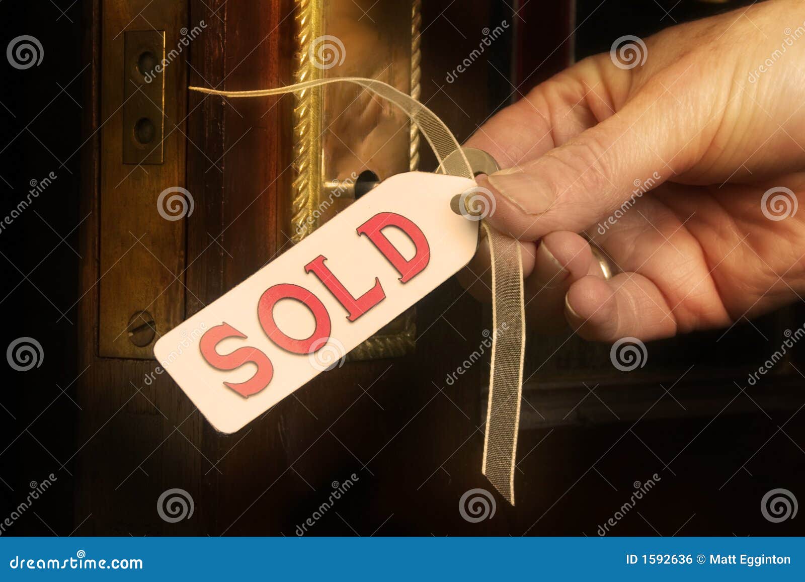 Real Estate - SOLD stock photo. Image of sold, realty - 1592636