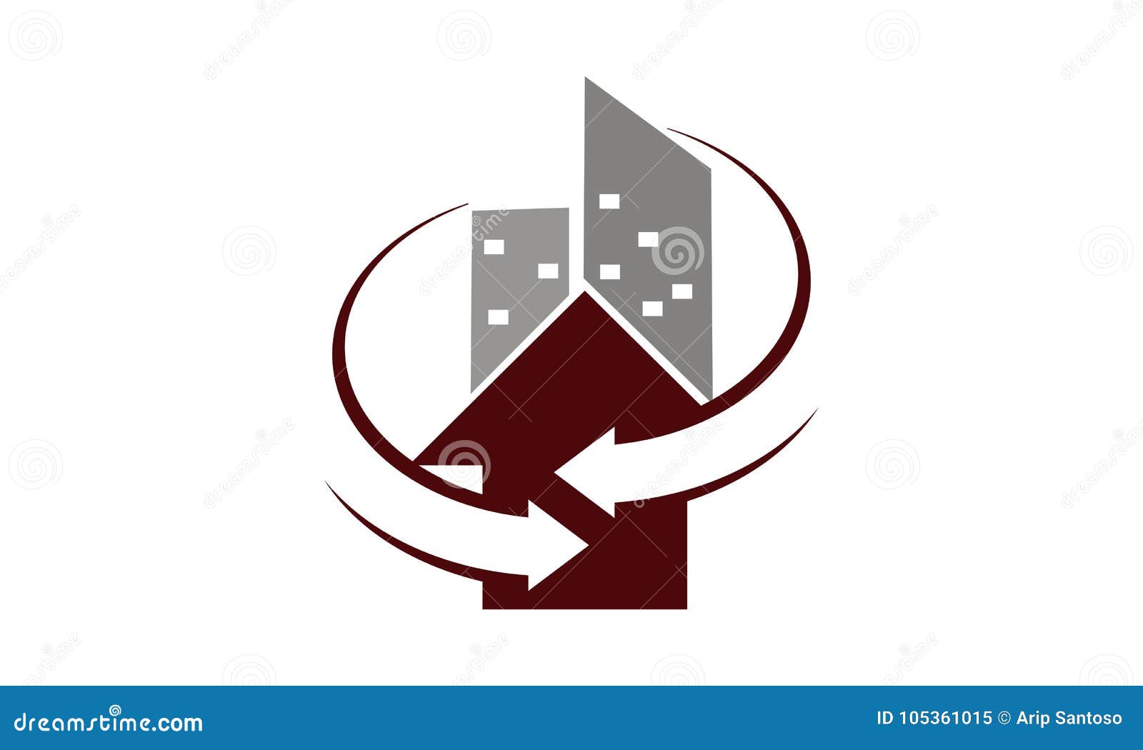 Real Estate Solution stock vector. Illustration of isolated - 105361015
