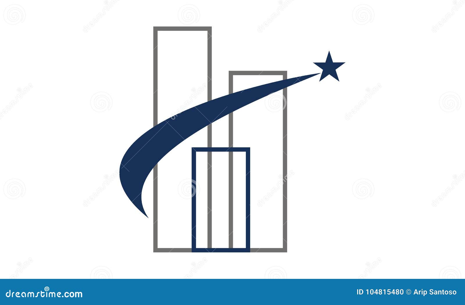 Real Estate Solution stock vector. Illustration of achievement - 104815480