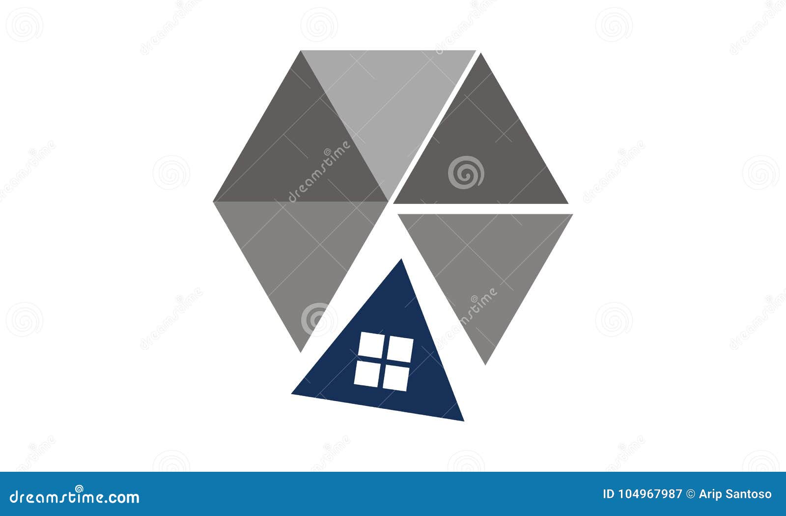 Real Estate Solution stock vector. Illustration of creativity - 104967987