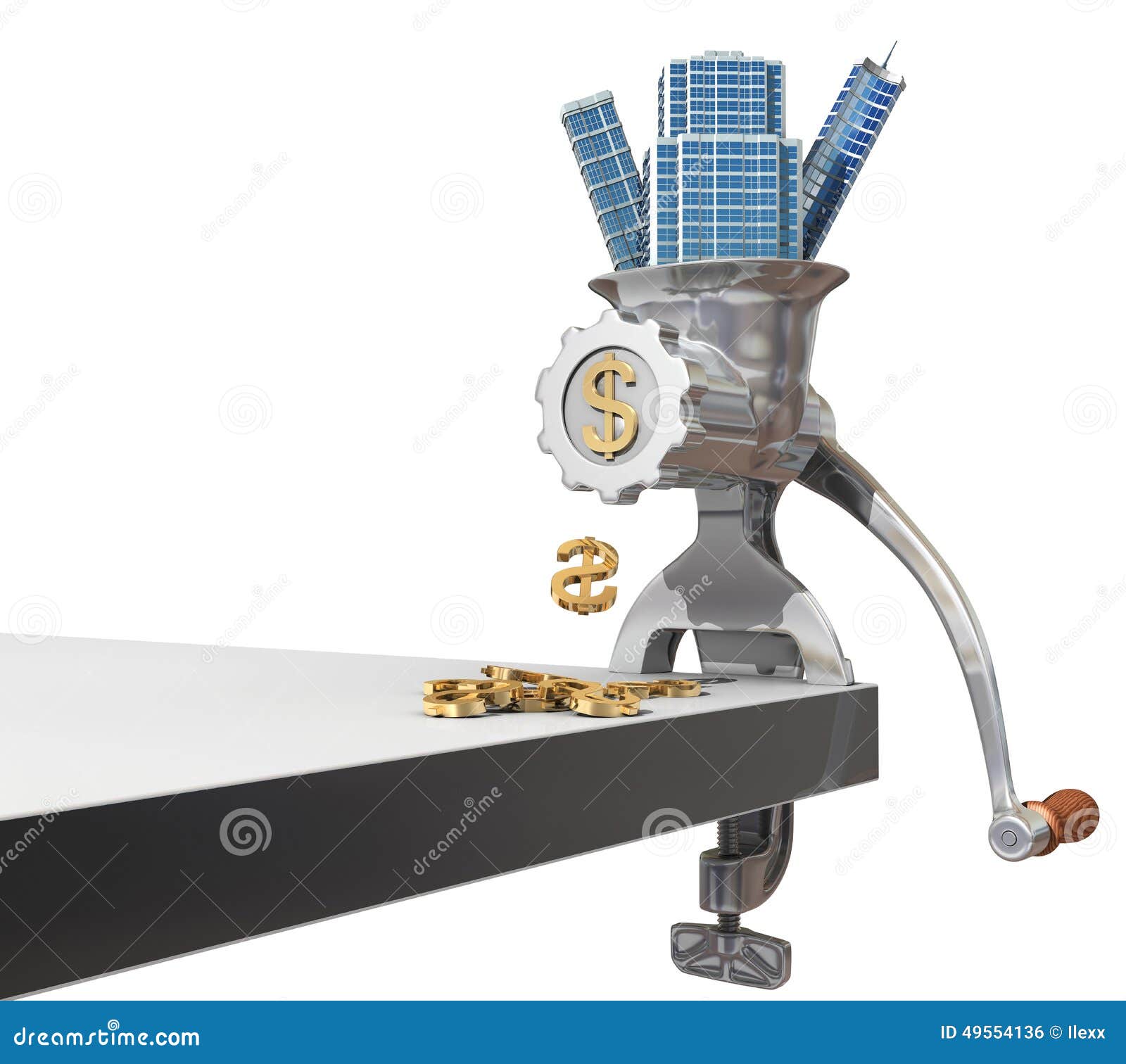 Money Grinder Royalty-Free Stock Image | CartoonDealer.com #8312932