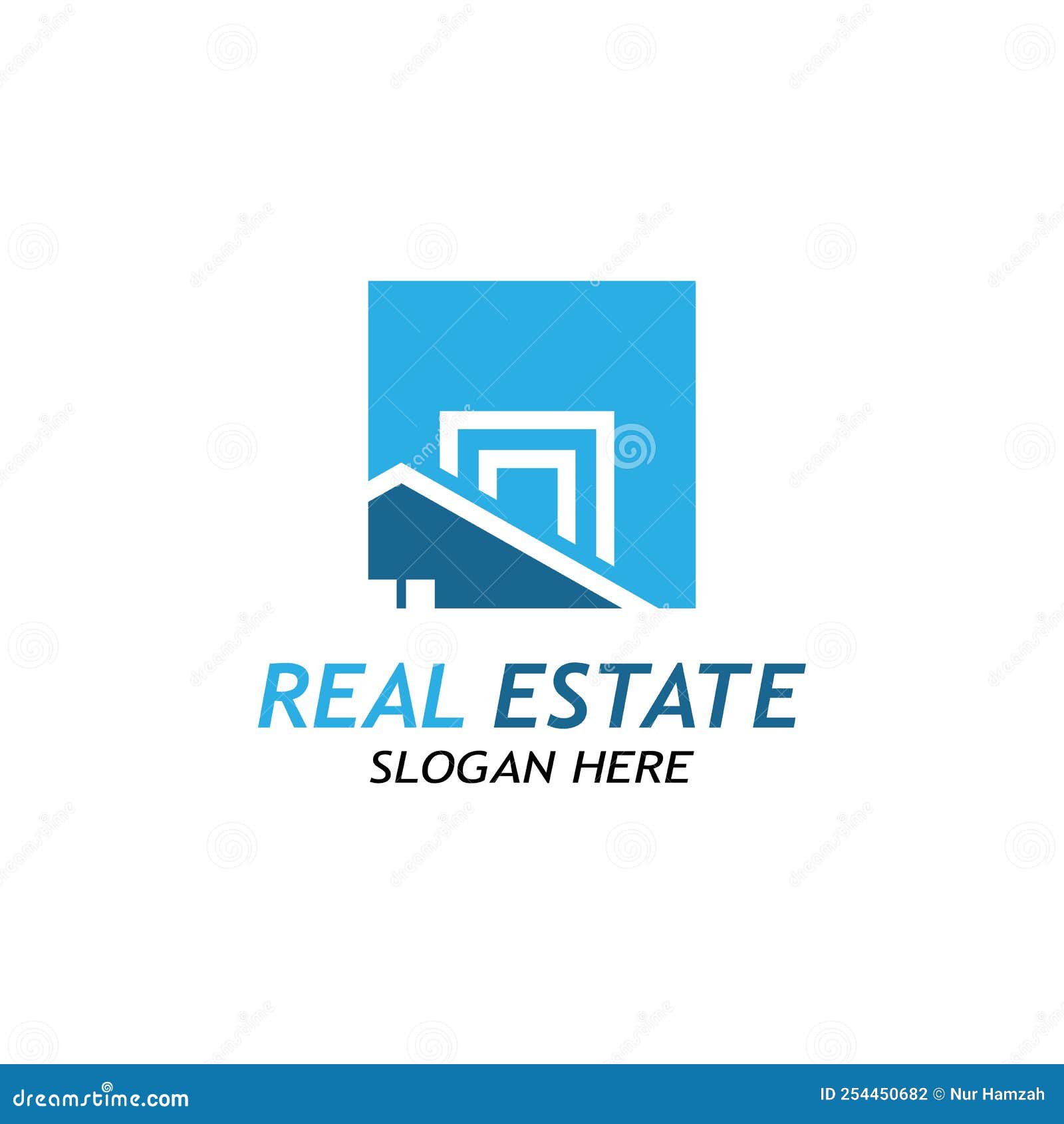 Real estate vector logo stock vector. Illustration of abstract - 254450682