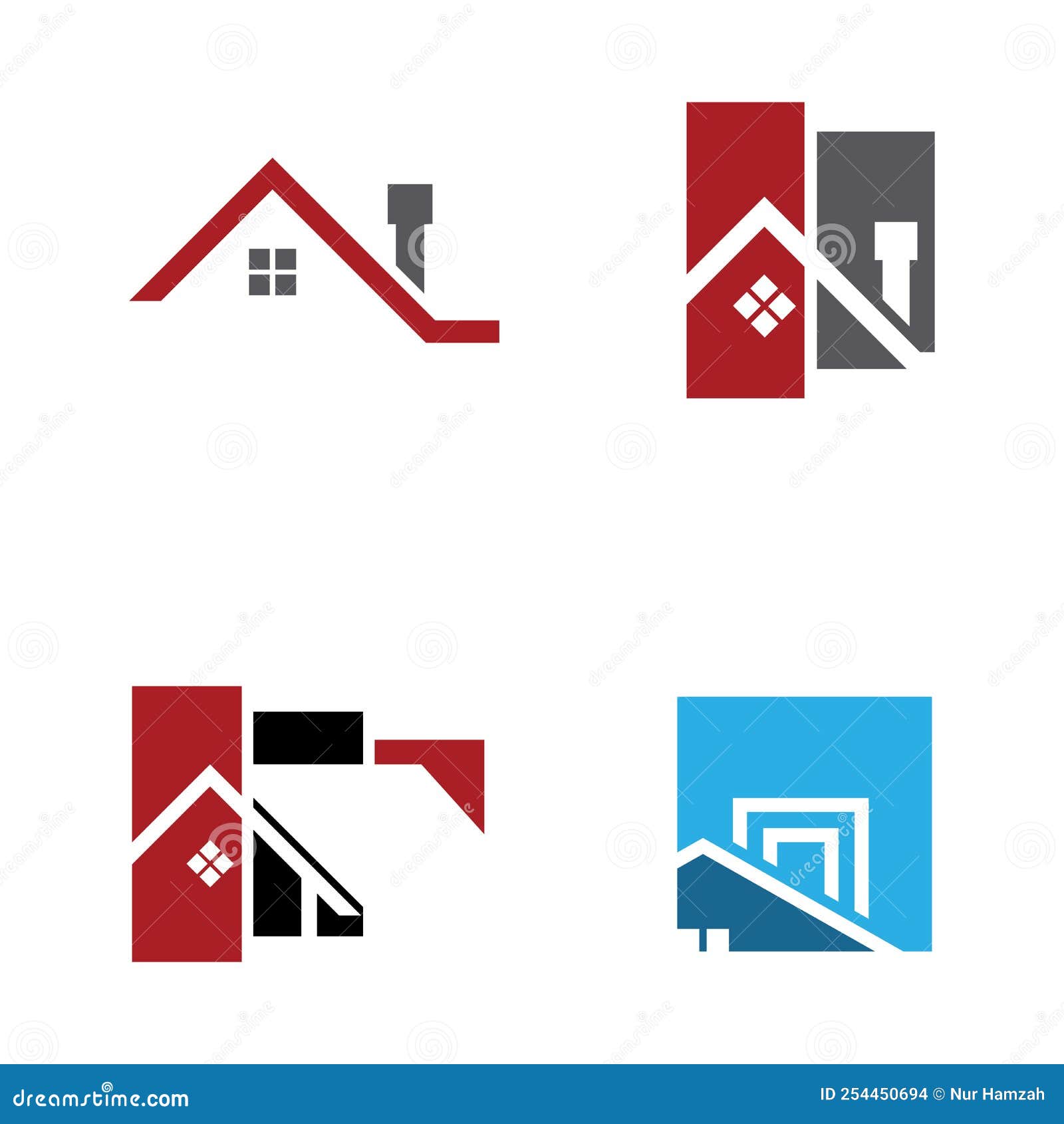 Real estate vector logo stock vector. Illustration of abstract - 254450694