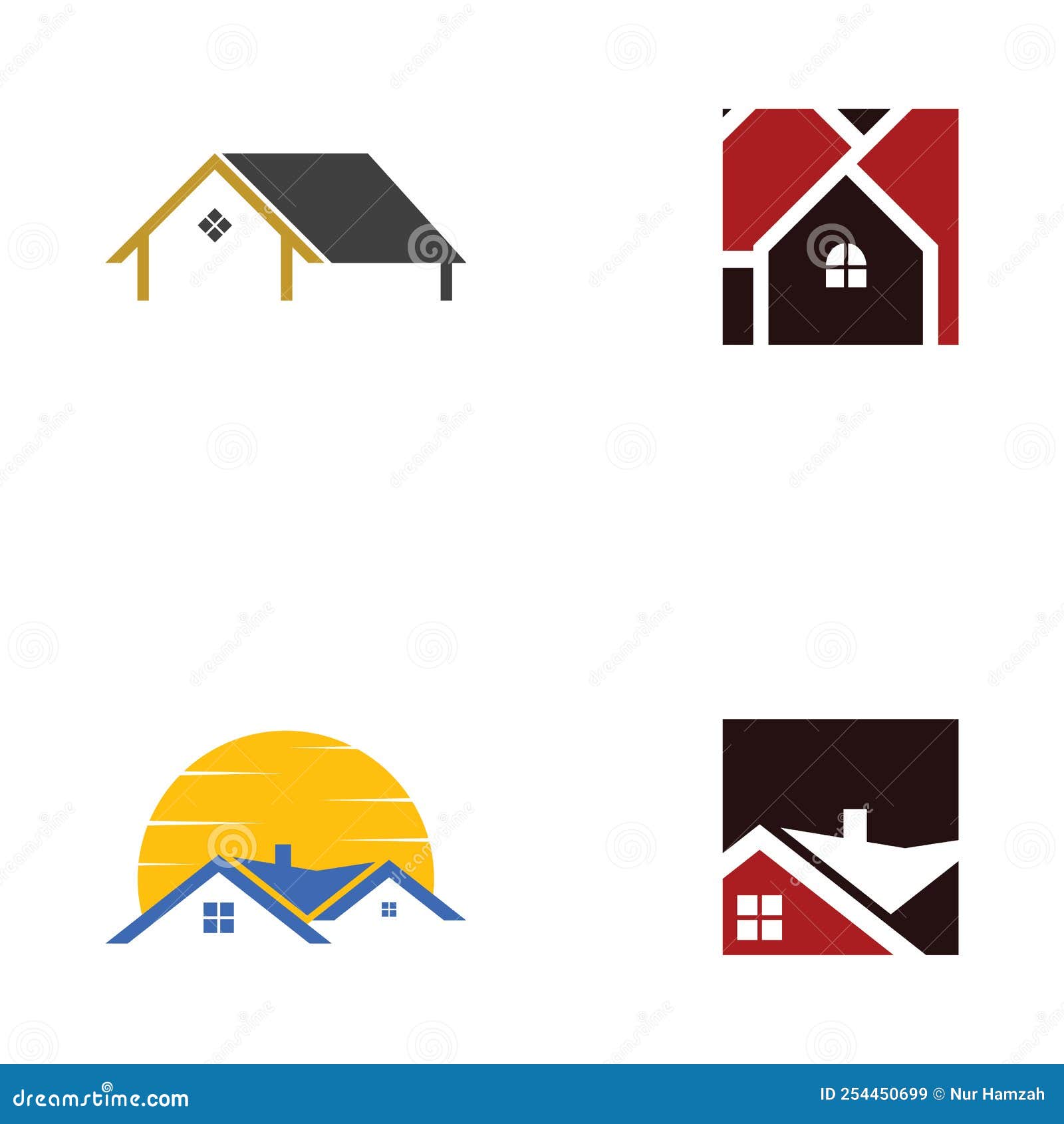 Real estate vector logo stock vector. Illustration of home - 254450699