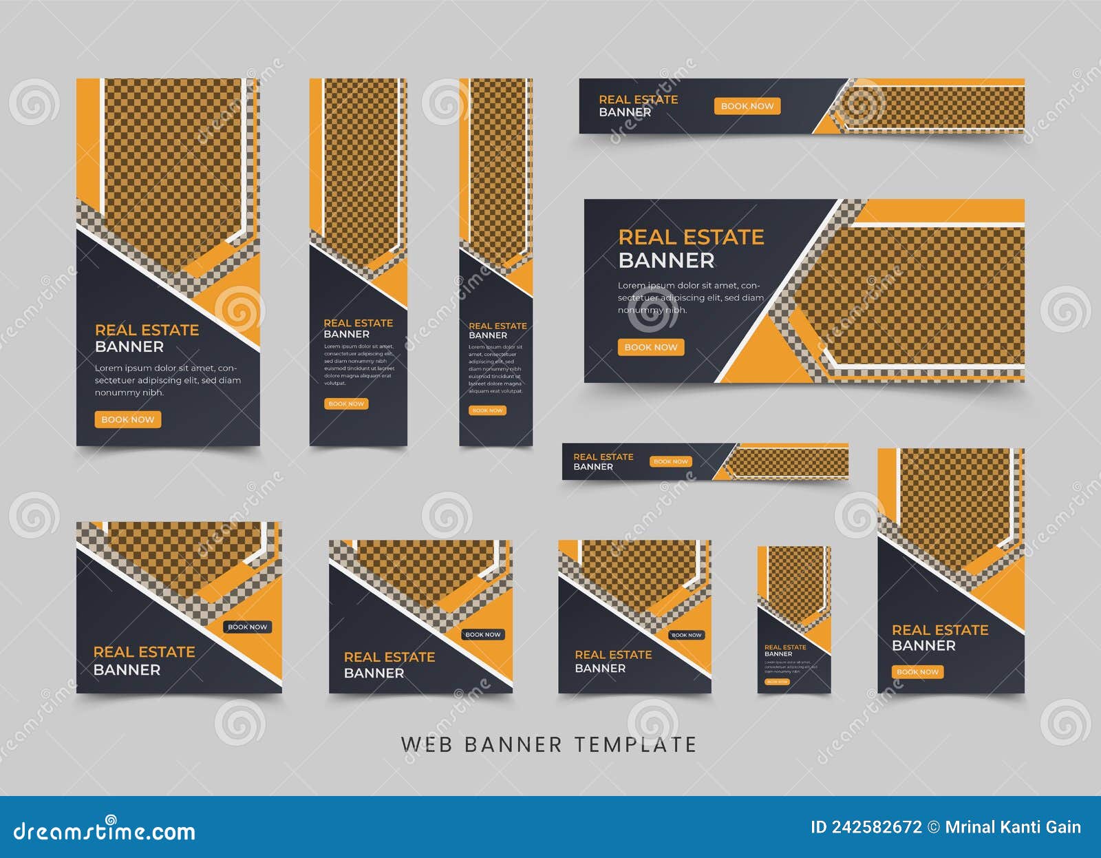 Real Estate Web Banner Template Set and Horizontal and Vertical Google ... Real Estate Web Banner Template Set and Horizontal and Vertical Google ...