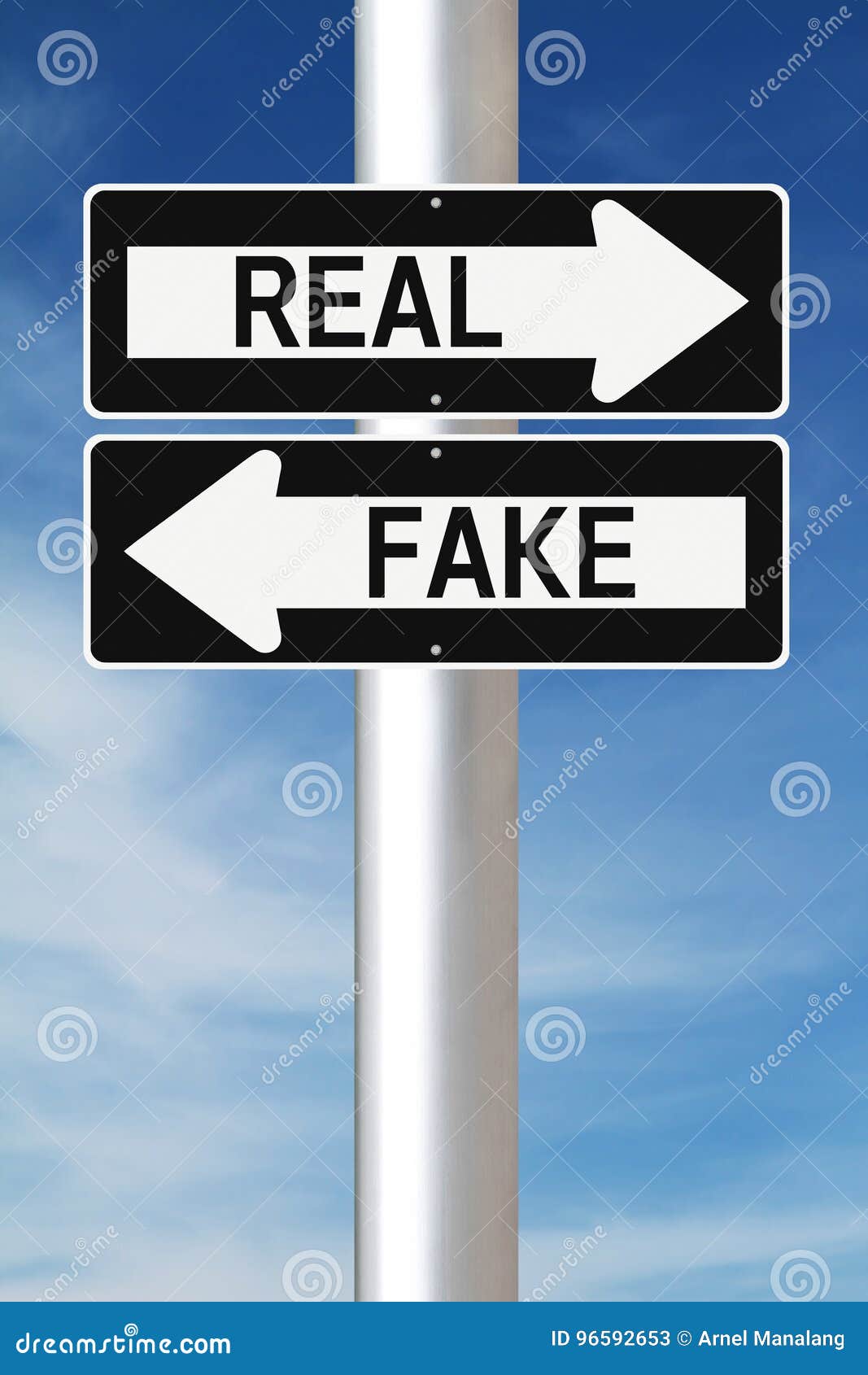 Real or Fake stock image. Image of imagination, concept - 96592653