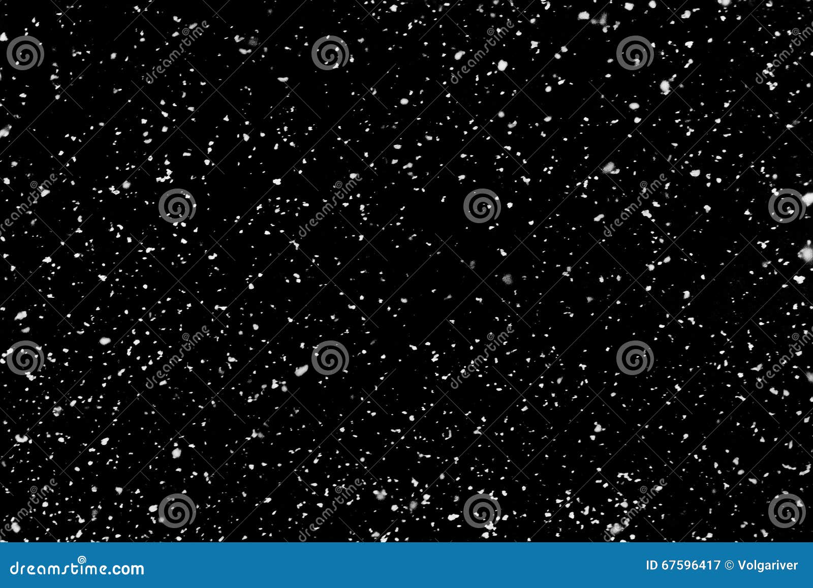 Real Falling Snow On Black Background For Use As A Texture Royalty-Free ...