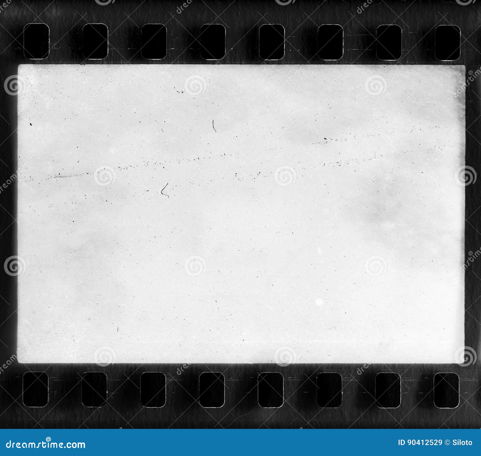 Real Film Frame with Dust and Scratches Stock Image - Image of ...