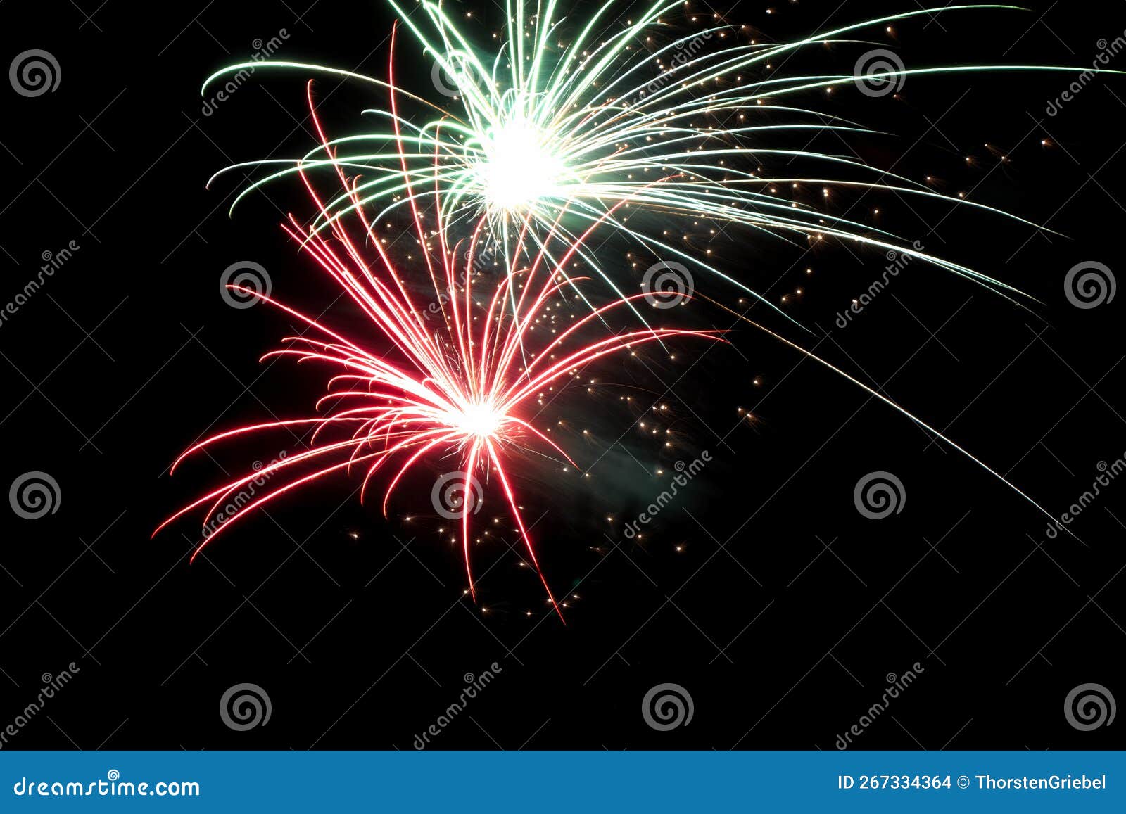 Abstract Colorful Fireworks Background Stock Photo - Image of bright ...