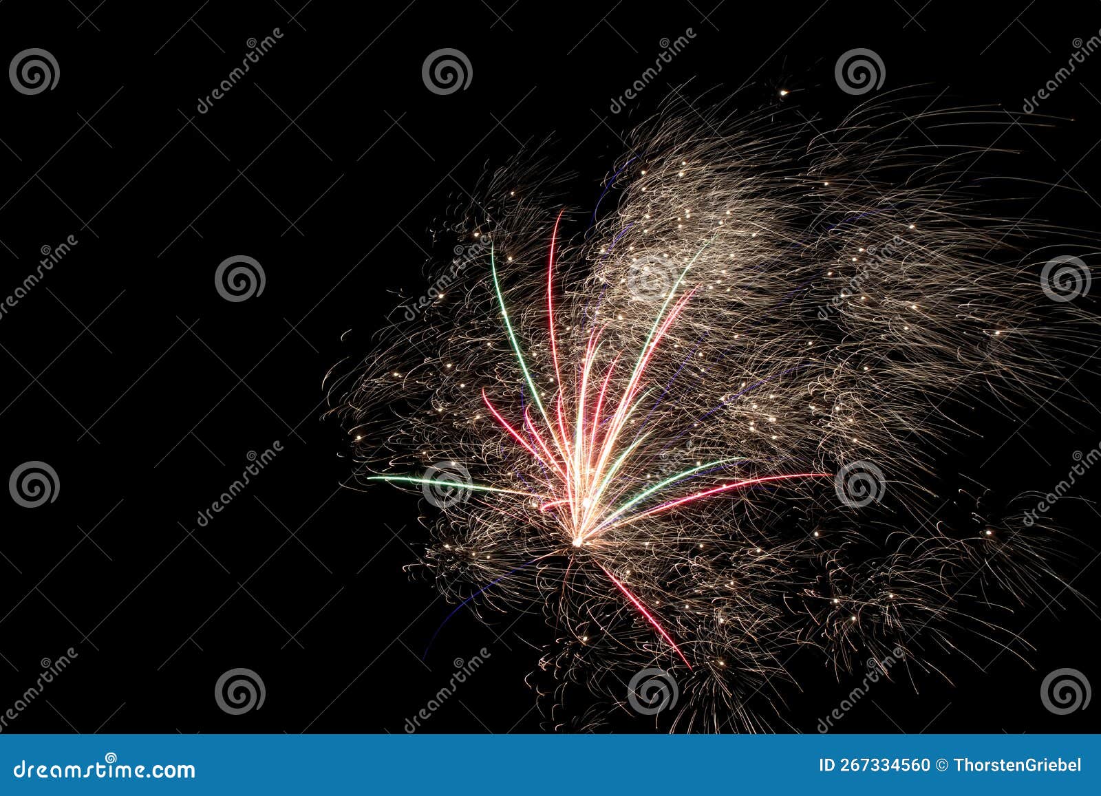 Abstract Colorful Fireworks Background Stock Photo - Image of unusual ...